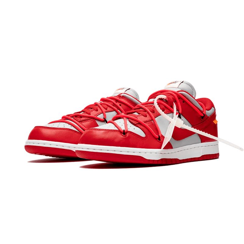 Nike Dunk Low- Off-White University Red