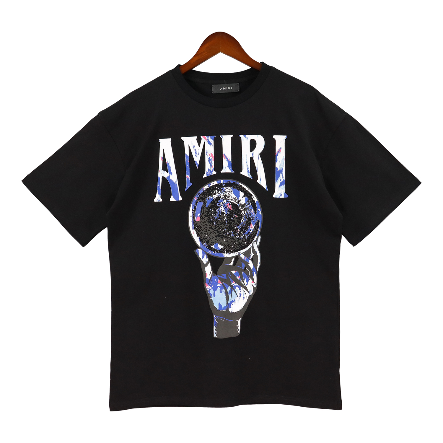 Amiri Hand Design T-Shirt - Black
