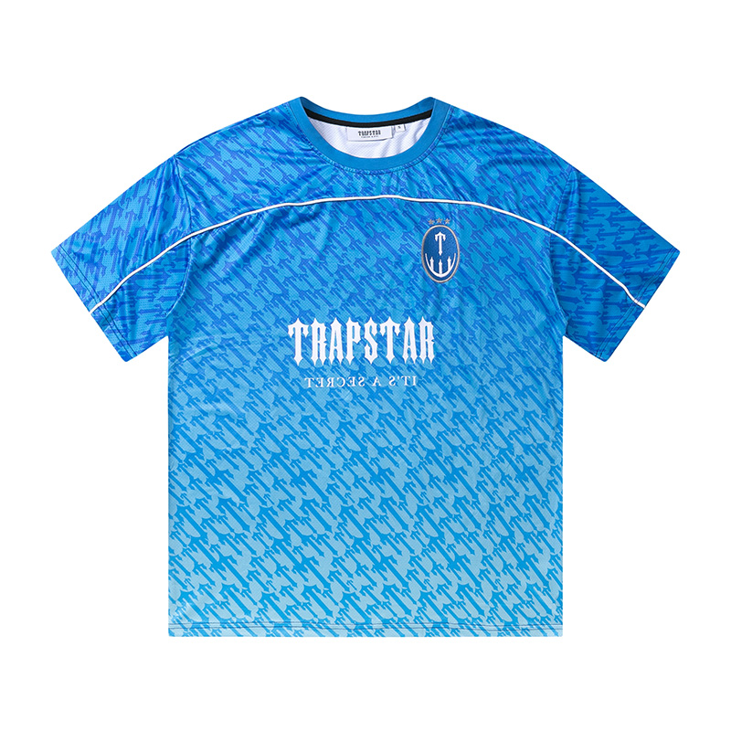 Trapstar Football T-Shirt - Blue